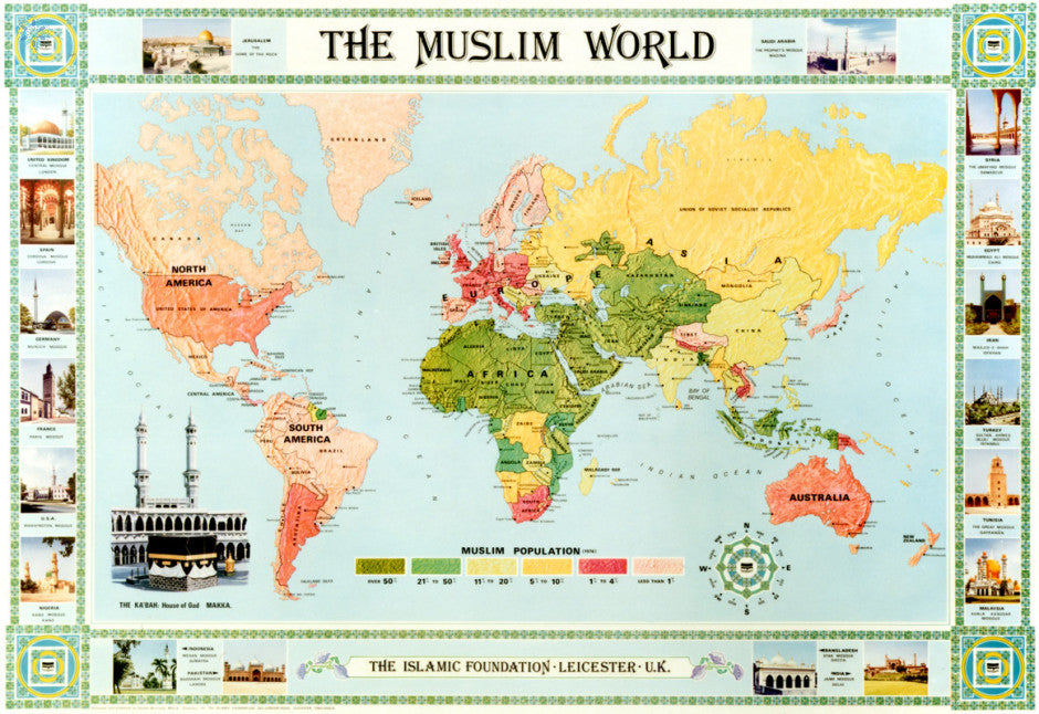 The Muslim World Map – Kube Publishing
